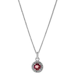 Orphelia 'Bristol' Damen-Anh&auml;nger aus 925er Sterlingsilber mit Kette &ndash; Silber ZH-7579/P