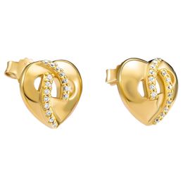 Orphelia 'Amore' Ohrstecker f&uuml;r Damen, 925 Sterlingsilber, Gold ZO-7577/G