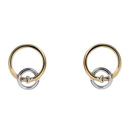 Orphelia 'Antoine' Damen Ohrringe aus 925 Sterling Silber - Silber/Gold ZO-7503/1
