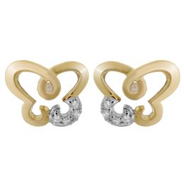 Orphelia 'Joya' Ohrstecker f&uuml;r Damen aus 925er Sterlingsilber - Silber/Ros&eacute; ZO-7088/1