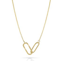 Orphelia 'Rose' Halskette f&uuml;r Damen aus 925er Sterlingsilber &ndash; Gold ZK-7561/G