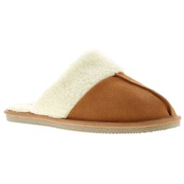 Hush Puppies arianna Leder Damen Damen Pantoffel Hausschuhe tan