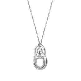 Orphelia Damen-Anh&auml;nger Sterling-Silber 925 mit Kette &ndash; Wei&szlig; ZH-4321