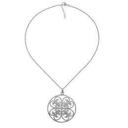 Orphelia Damen-Kette aus 925er Sterlingsilber mit Anh&auml;nger &ndash; Schwarz ZH-6035/3