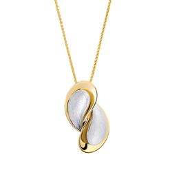 Orphelia 'Ameliana' Damenkette mit Anh&auml;nger aus 925er Sterlingsilber &ndash; Silber/Gold ZH-7508