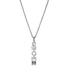Orphelia 'Madelyn' Damen-Anh&auml;nger aus 925er Sterlingsilber mit Kette &ndash; Silber ZH-7583