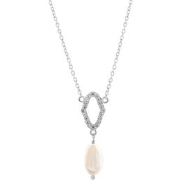 Orphelia 'Normandy' Damen-Anh&auml;nger aus 925er Sterlingsilber mit Kette &ndash; Silber ZK-7574