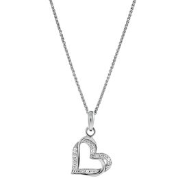 Orphelia 'Cecilia' Damen Anh&auml;nger aus 925er Sterlingsilber mit Kette - Silber ZH-7584