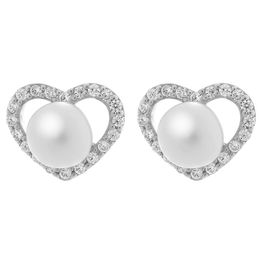 Orphelia 'Alberte' Ohrstecker f&uuml;r Damen aus 925er Sterlingsilber - Silber ZO-7233