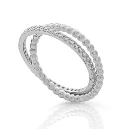 Orphelia 'Everest' Damen-Ring aus 925er Sterlingsilber &ndash; Silber ZR-7542