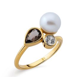 Orphelia Damen-Ring Sterling-Silber 925 &ndash; Gold ZR-7498/G