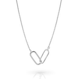 Orphelia 'Rose' Halskette f&uuml;r Damen aus 925er Sterlingsilber &ndash; Silber ZK-7561