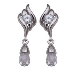 Orphelia Damen-Ohrh&auml;nger aus 925er Sterlingsilber &ndash; Silber ZO-5894