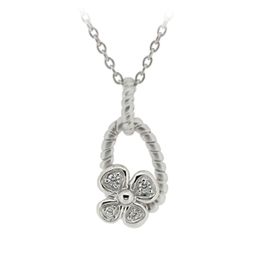 Orphelia Damen Kette aus 925er Sterlingsilber mit Anh&auml;nger - Silber ZH-6020
