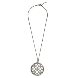 Orphelia Damen-Kette aus 925er Sterlingsilber mit Anh&auml;nger &ndash; Schwarz ZH-6037/2