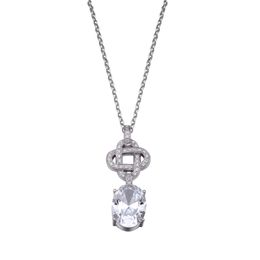 Orphelia Damen-Kette aus 925er Sterlingsilber mit Anh&auml;nger &ndash; Silber ZH-4558