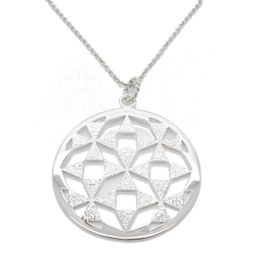Orphelia Damen-Kette aus 925er Sterlingsilber mit Anh&auml;nger &ndash; Silber ZH-6037