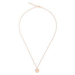 Orphelia 'Anni' Damen-Kette mit Anh&auml;nger aus 925er Sterlingsilber &ndash; Silber/Ros&eacute;gold zh-7368 RG