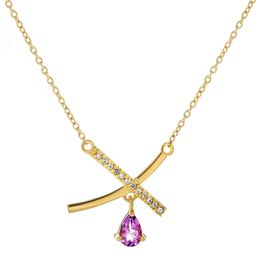 Orphelia 'Charlotte' Halskette f&uuml;r Damen aus 925er Sterlingsilber &ndash; Gold ZK-7580/A