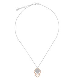 Orphelia 'Inez' Damen-Kette mit Anh&auml;nger aus 925er Sterlingsilber, Silber/Ros&eacute;, ZK-7391