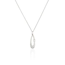 Orphelia Damen-Kette aus 925er Sterlingsilber mit Anh&auml;nger &ndash; Silber PEN-2082