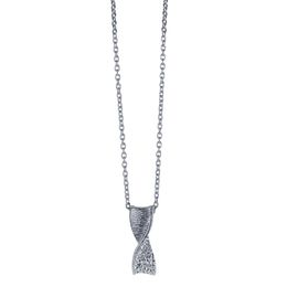 Orphelia Damen-Kette aus 925er Sterlingsilber mit Anh&auml;nger &ndash; Silber ZH-6028