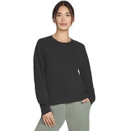 Skechers Performance Skechluxe Elevate Rundhals Damen Sweatshirt Schwarz