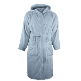 The One Towelling - Morgenmantel f&uuml;r Herren/Damen Unisex, mit Kapuze (Hellblau)