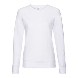 Fruit of the Loom - Pullover f&uuml;r Damen Raglan&auml;rmel (Wei&szlig;)