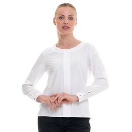 Brook Taverner - "Riola" Bluse f&uuml;r Damen, Lang&auml;rmlig (Wei&szlig;)