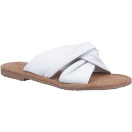 Hush Puppies Amy Weite Leder Damen wei&szlig;e Sandalen
