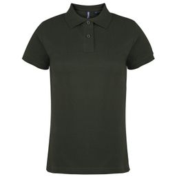 Asquith & Fox - Unifarbenes Poloshirt - Damen (Flaschengr&uuml;n)