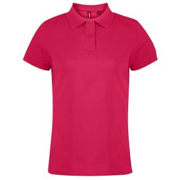 Asquith & Fox - Unifarbenes Poloshirt - Damen (Rosa)