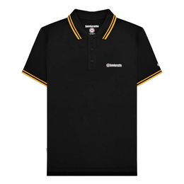 Lambretta - "SS25" Poloshirt f&uuml;r Herren (Schwarz/Gold)