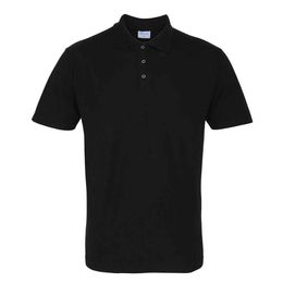 Premier - Poloshirt Mit Stollen f&uuml;r Herren (Schwarz)