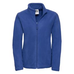 Russel Athletic Russell - Fleecejacke Durchgehender Rei&szlig;verschluss f&uuml;r Damen - F&uuml;r Au&szlig;en (Kr&auml;ftiges K&ouml;nigsblau)