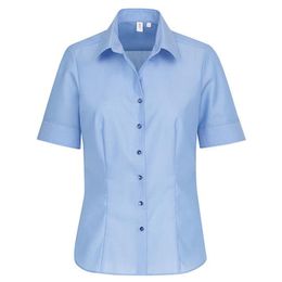 Seidensticker - Bluse f&uuml;r Damen kurz&auml;rmlig (Hellblau)
