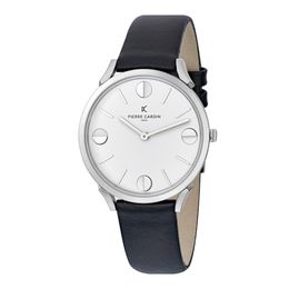 Pierre Cardin Pigalle Half Moon Schwarz Unisex Armbanduhr CPI.2008