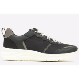 Hush Puppies Elevate Bungee Damen-Sneaker Aus Schwarzem Leder