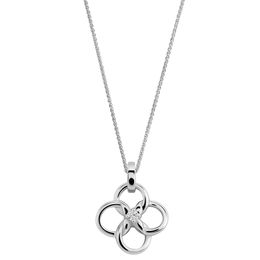 Orphelia 'Aida' Damen-Kette mit Anh&auml;nger aus 925er Sterlingsilber &ndash; Silber ZH-7472