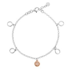 Orphelia 'Maite' Damenarmband aus 925er Sterlingsilber - Silber/Ros&eacute; ZA-7376