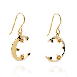 Orphelia 'Eline' Damen 925er Sterling Silber Tropfenohrringe - Gold ZO-7497/G