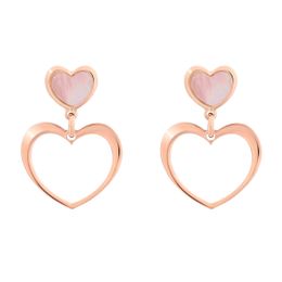 Orphelia 'Mada' Damen 925 Sterlingsilber Anh&auml;ngerohrringe - Ros&eacute; ZO-7389