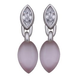Orphelia Damen 925 Sterling Silber Tropfenohrringe - Silber ZO-5915