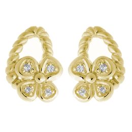 Orphelia Ohrstecker f&uuml;r Damen, 925 Sterlingsilber, Gold ZO-6020/2