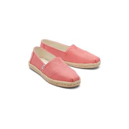 Toms Shoes TOMS Alpargata Rope Lyocell Damen Pfirsich Espadrilles