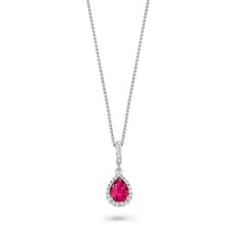 Orphelia 'Enora' Damenkette mit Anh&auml;nger aus 925er Sterlingsilber - Silber ZH-7226/RU