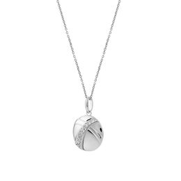 Orphelia Damen-Kette aus 925er Sterlingsilber mit Anh&auml;nger &ndash; Silber ZH-4490