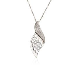 Orphelia Damen-Kette aus 925er Sterlingsilber mit Anh&auml;nger &ndash; Silber ZH-4778