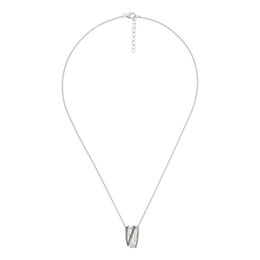 Orphelia Damen-Kette aus 925er Sterlingsilber mit Anh&auml;nger &ndash; Silber/Schwarz ZH-6038/2